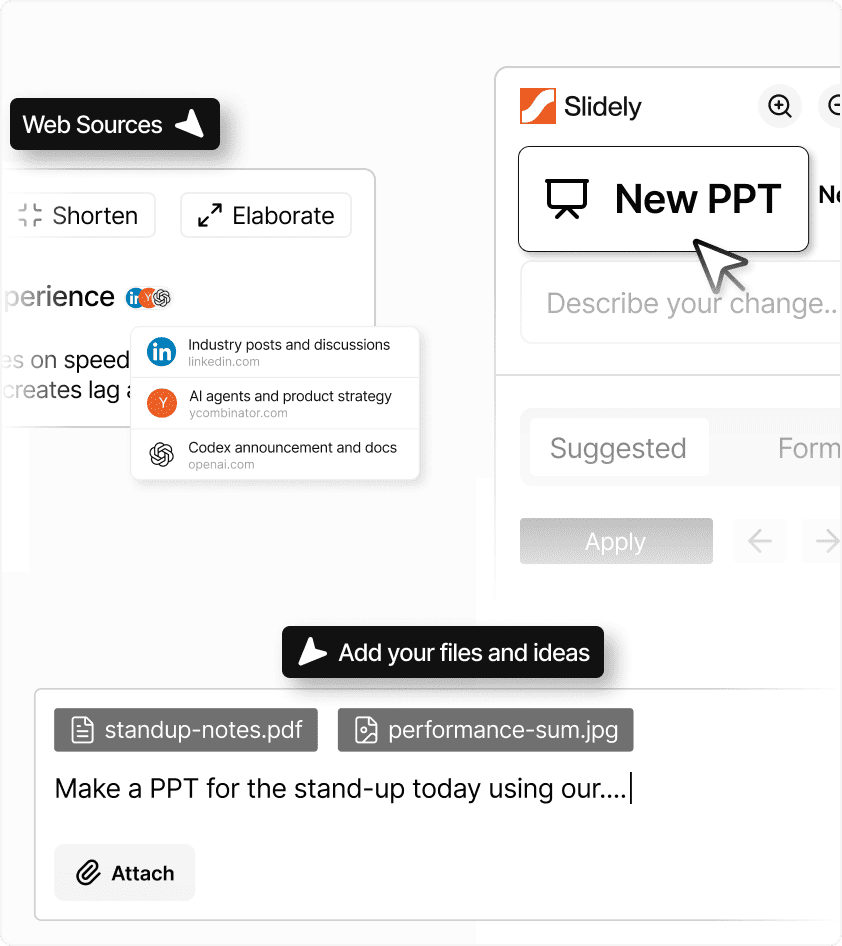 Slidely AI PowerPoint Addin For Windows & Mac | Free AI PPT Maker